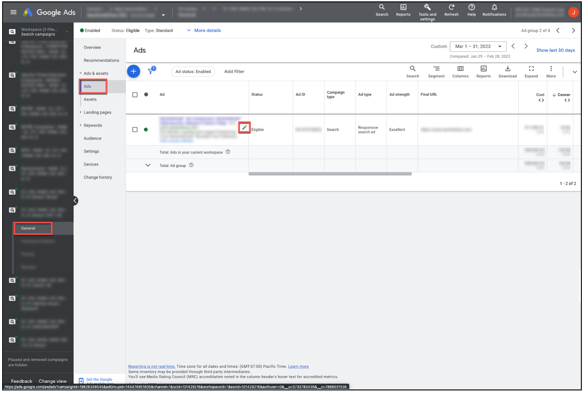 Google Ads: Automatically Created Assets - Closed Loop